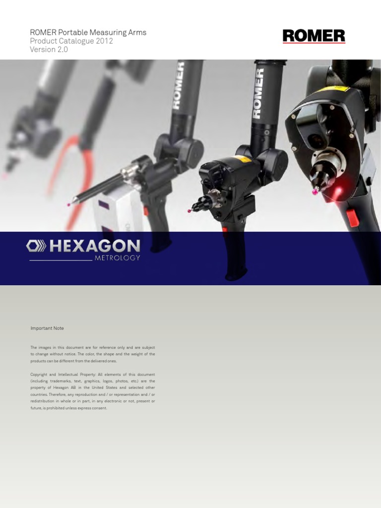 ROMER Product Catalogue en | PDF | Battery Charger | Image Scanner