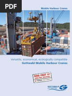 Gottwald HMK 6407 Quay Loading Data | PDF | Crane (Machine ...