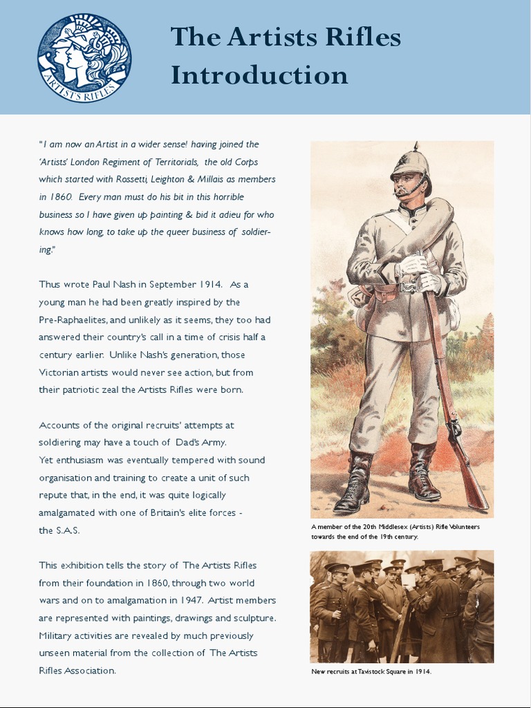 The Artists Rifles - Introduction | PDF | Classics