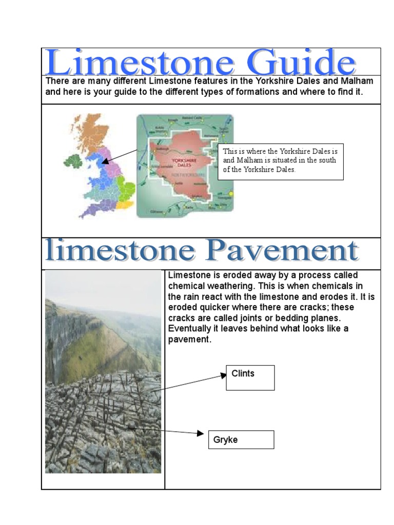 Limestone Formations in Yorkshire Dales | PDF
