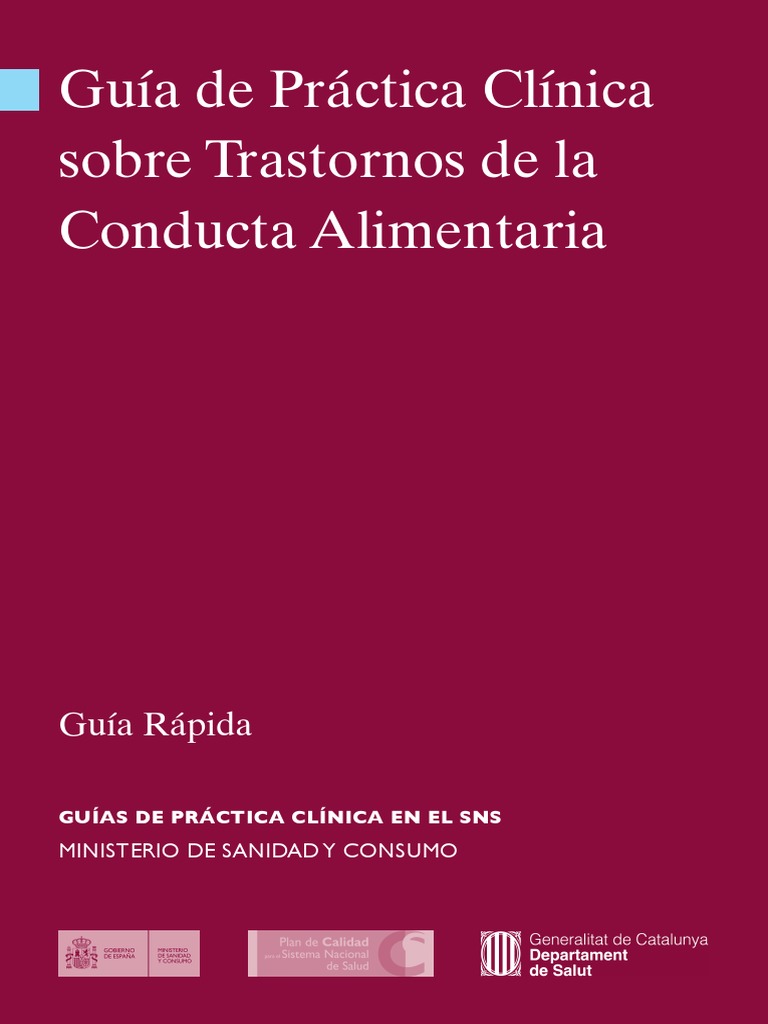 Guia de TCA | Manual Diagnóstico y Estadístico de los Trastornos ...