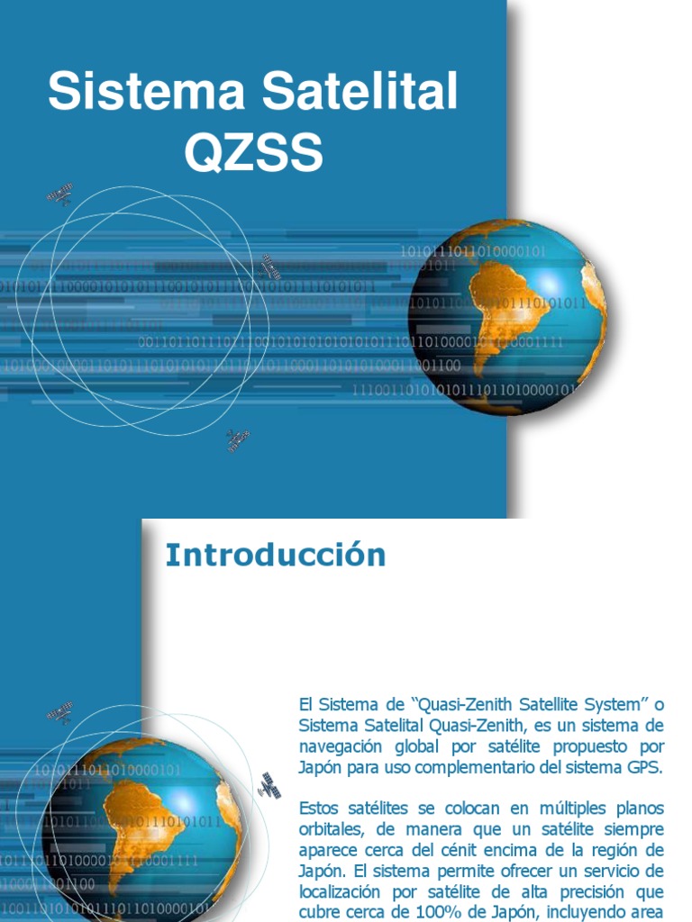 Sistema Satelital Quasi-Zenith (QZSS) | PDF | Sistema de ...