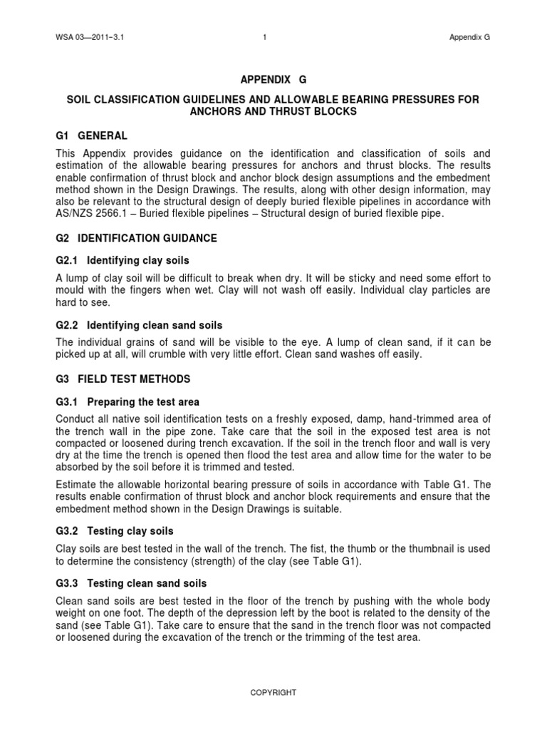 Appendix G Soil Classification Guidelines | PDF | Sand | Soil