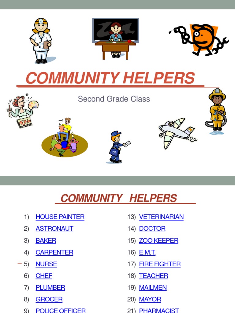 Community Helpers for 2nd Grade | PDF | Emergency Medical Technician ...