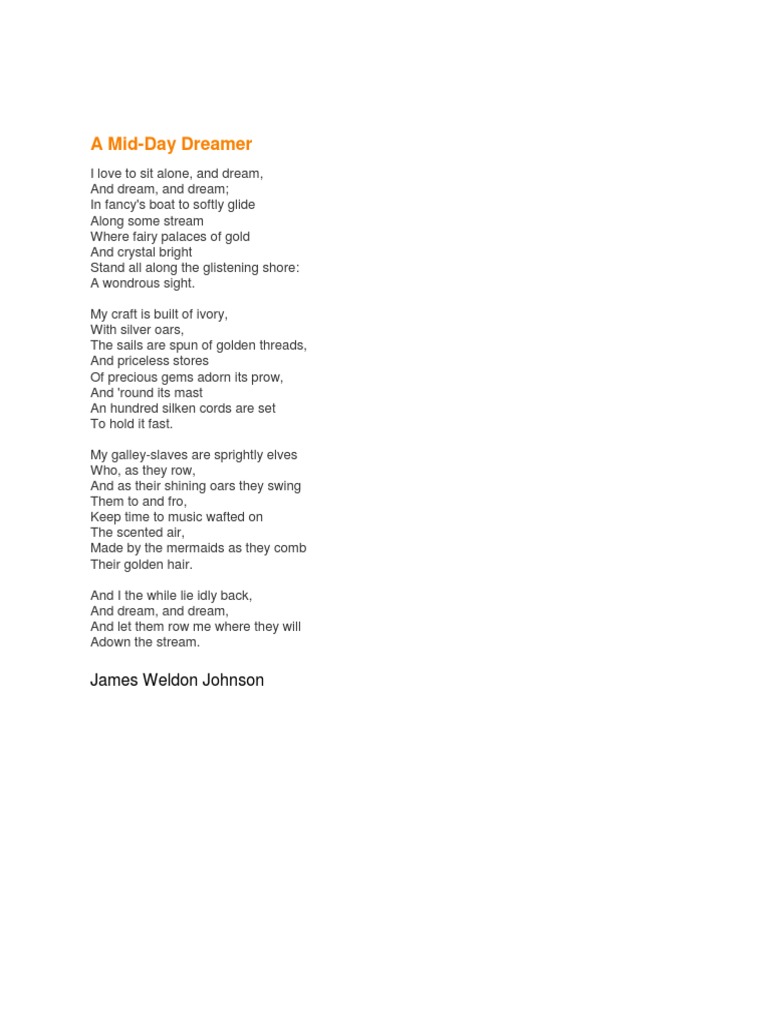 Harlem Renaissance Poem | PDF