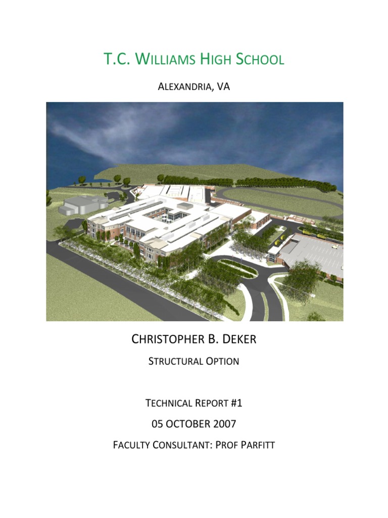 T.C. Williams High School | PDF | Beam (Structure) | Framing (Construction)
