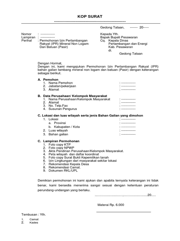 Form Permohonan Ipr | PDF