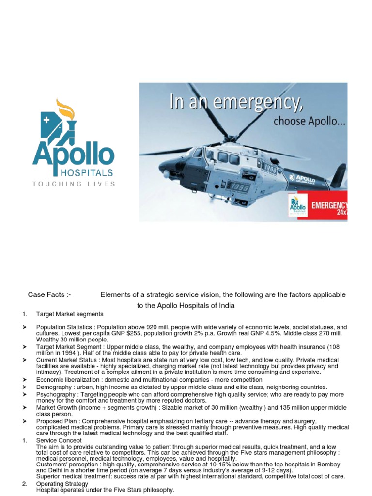 Appolo Assignment | PDF | Hospital | Health Care