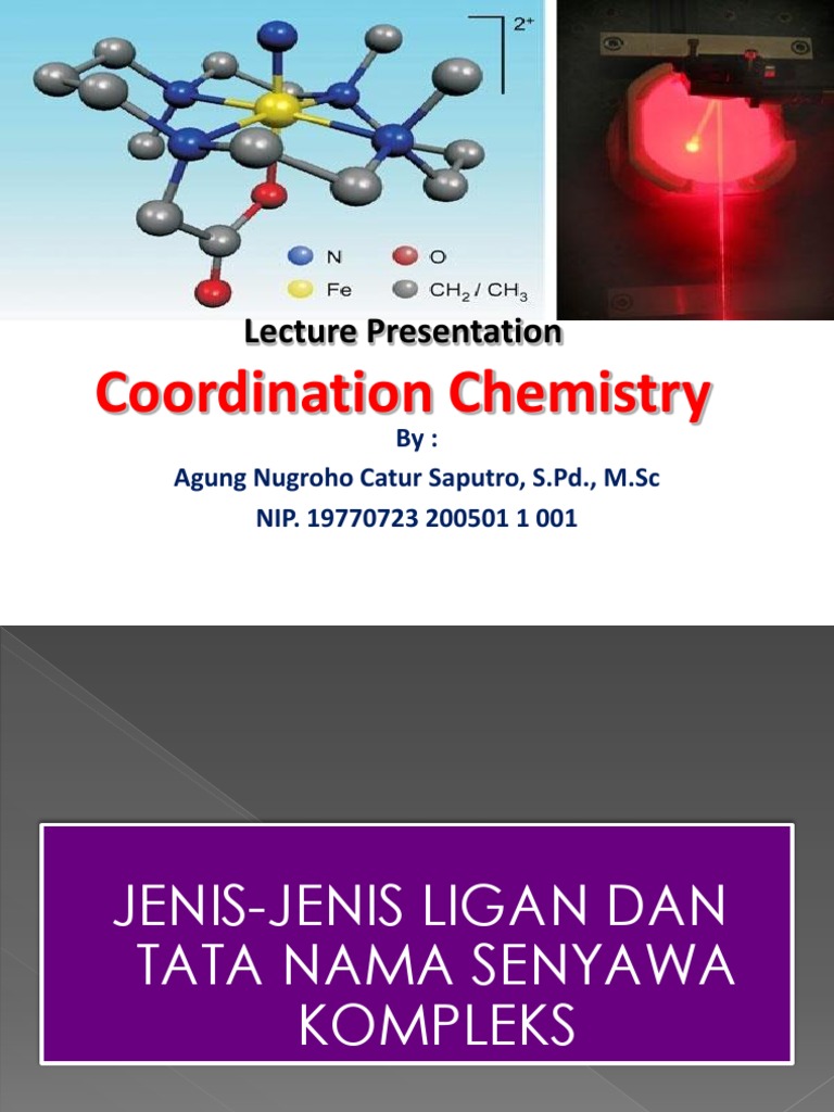 Lesson 2 Jenis Jenis Ligan Dan Senyawa Kelat | PDF