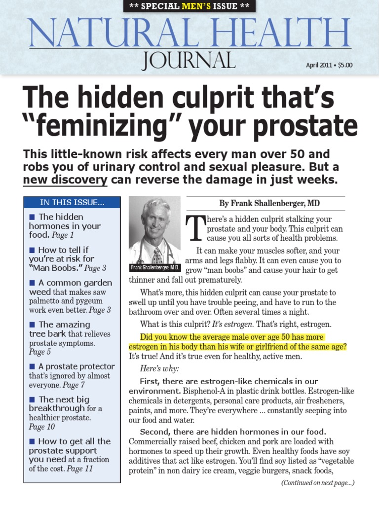 Advanced Prostate Formula | PDF | Estrogen | Prostate Cancer