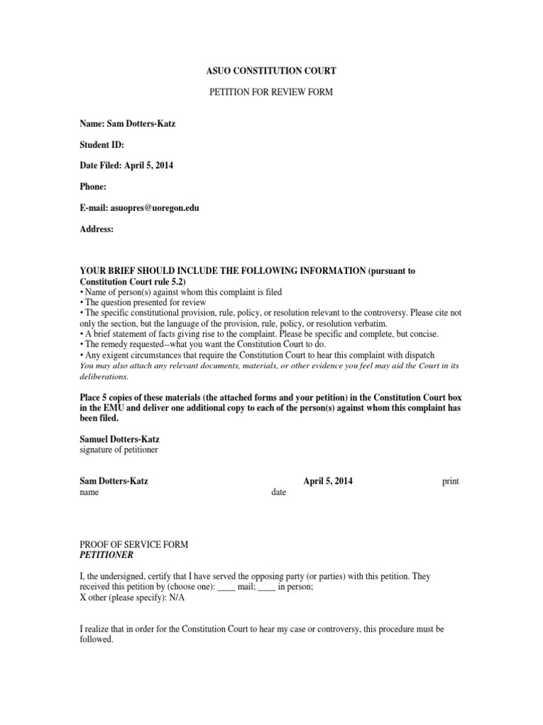 Motion For Clarification | PDF | United States Senate | Complaint