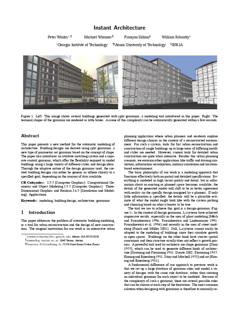 Instant Architecture | PDF