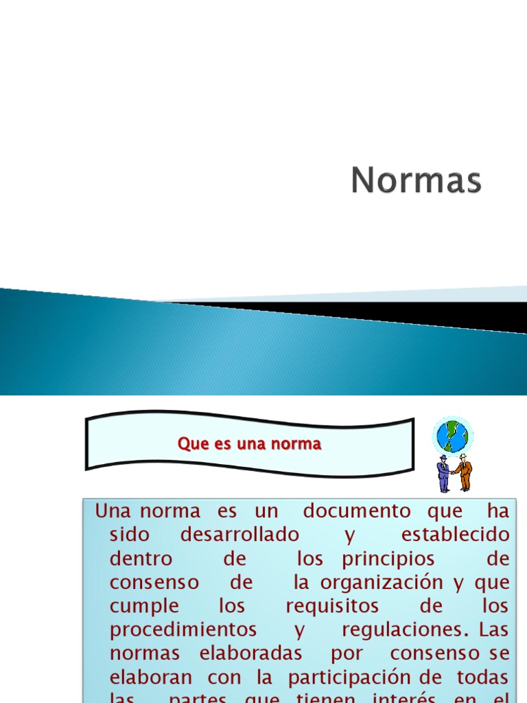 Normas | PDF | Organización internacional para la estandarización ...