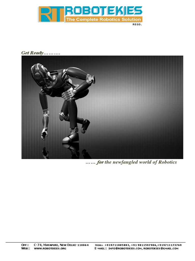 Avishkar Pdf Robotics Robot