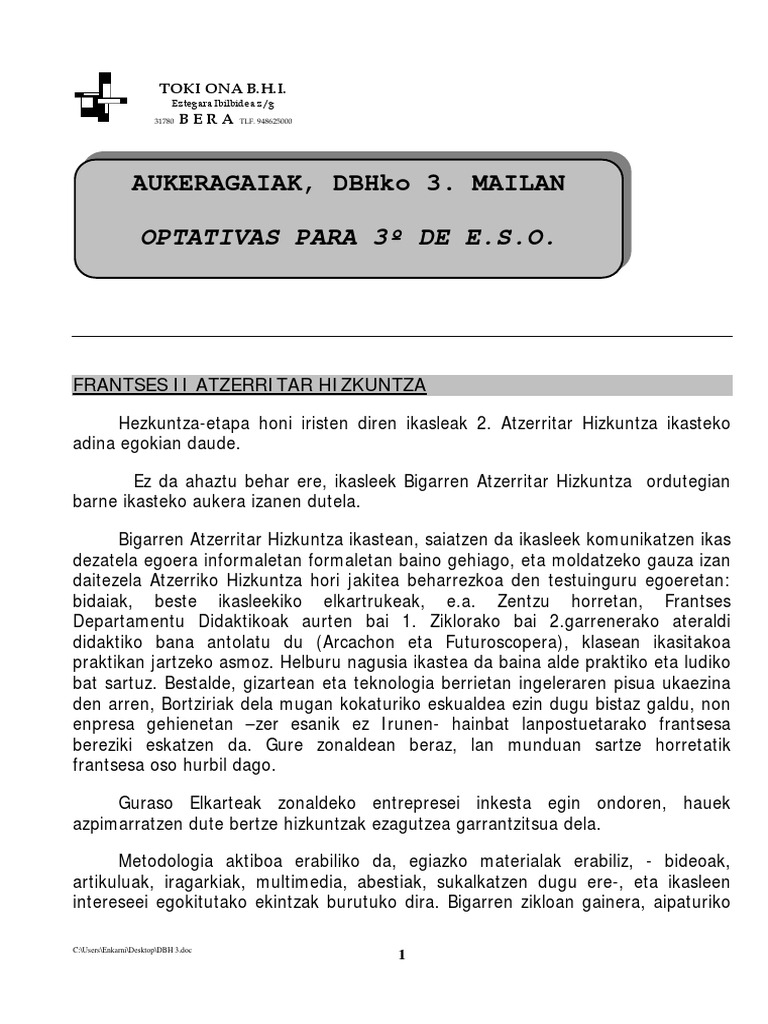 DBH 3 | Knowledge | Technology