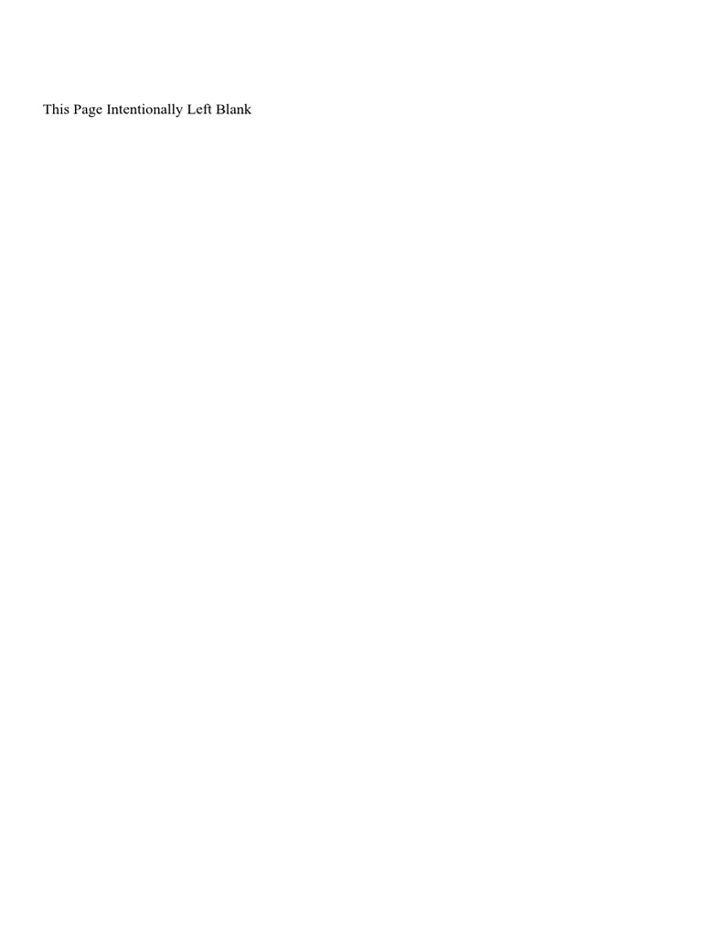 This Page Intentionally Left Blank | PDF