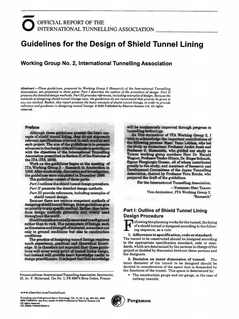 Tunnel Lining | PDF | Young's Modulus | Stress (Mechanics)