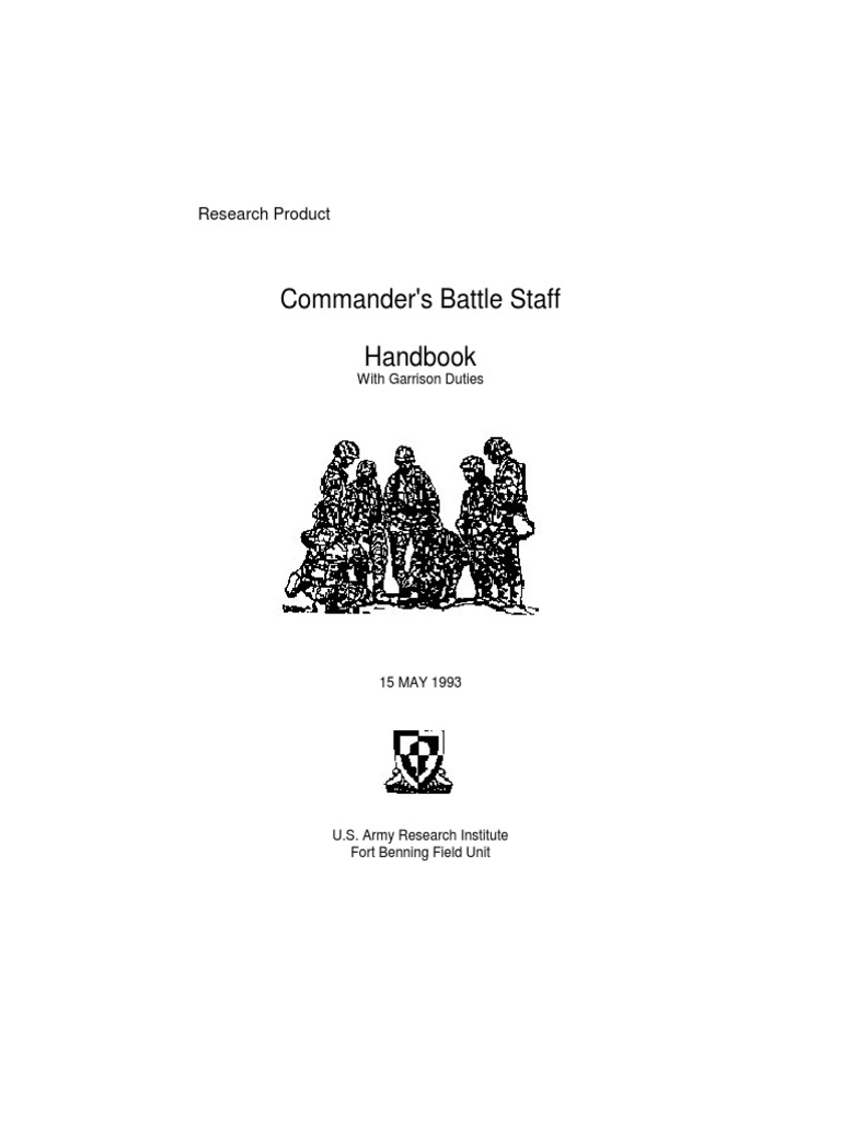 Battle Staff Handbook | PDF