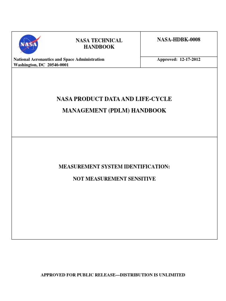 Nasa HDBK 0008 | PDF | Product Lifecycle | Interoperability