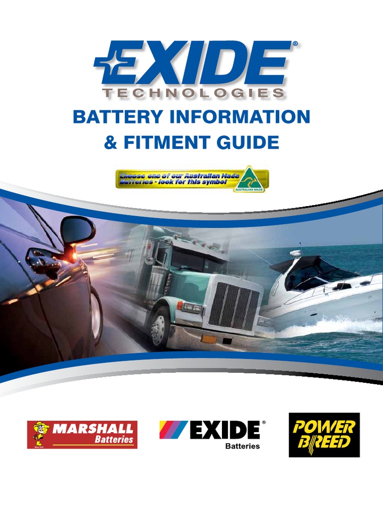 Exide Fitment Guide2010 | PDF | Battery Charger | Audi