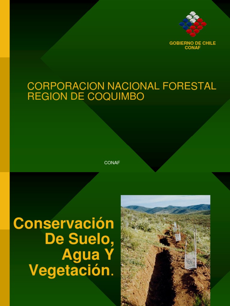 Técnicas de Conservación de Suelo CONAF | PDF | Suelo | Manejo de ...