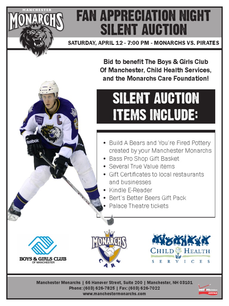 Manchester Monarchs Fan Appreciation Night | PDF