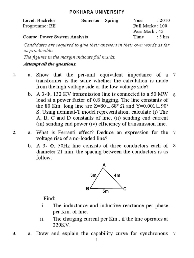Power System Analysis | Download Free PDF | Electronic Engineering ...