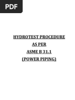 PSV Test Procedure | PDF | Valve | Pressure