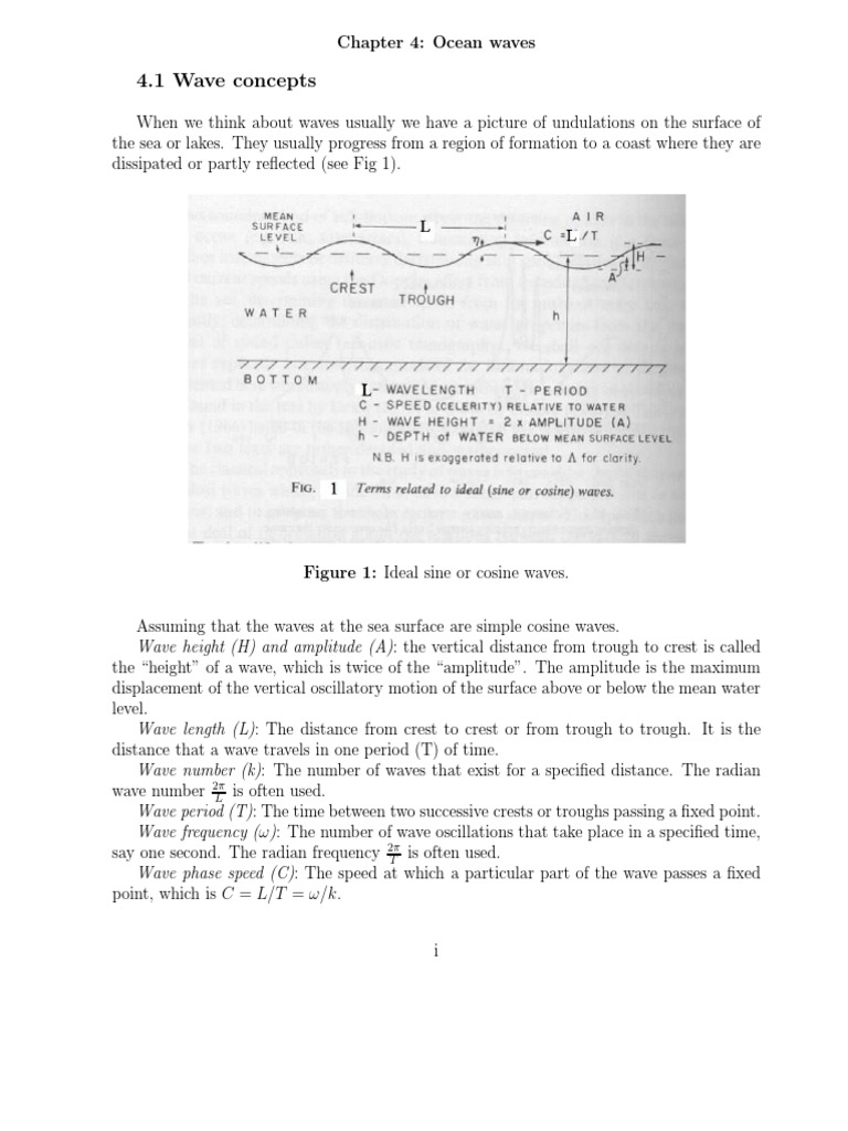 Surface Gravity Waves: Concepts of Wave Formation, Propagation, and ...