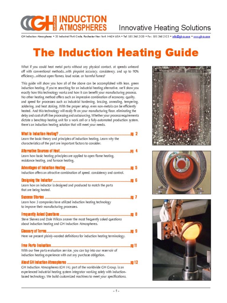 GH IA Induction Heating Guide | PDF | Inductor | Electric Current