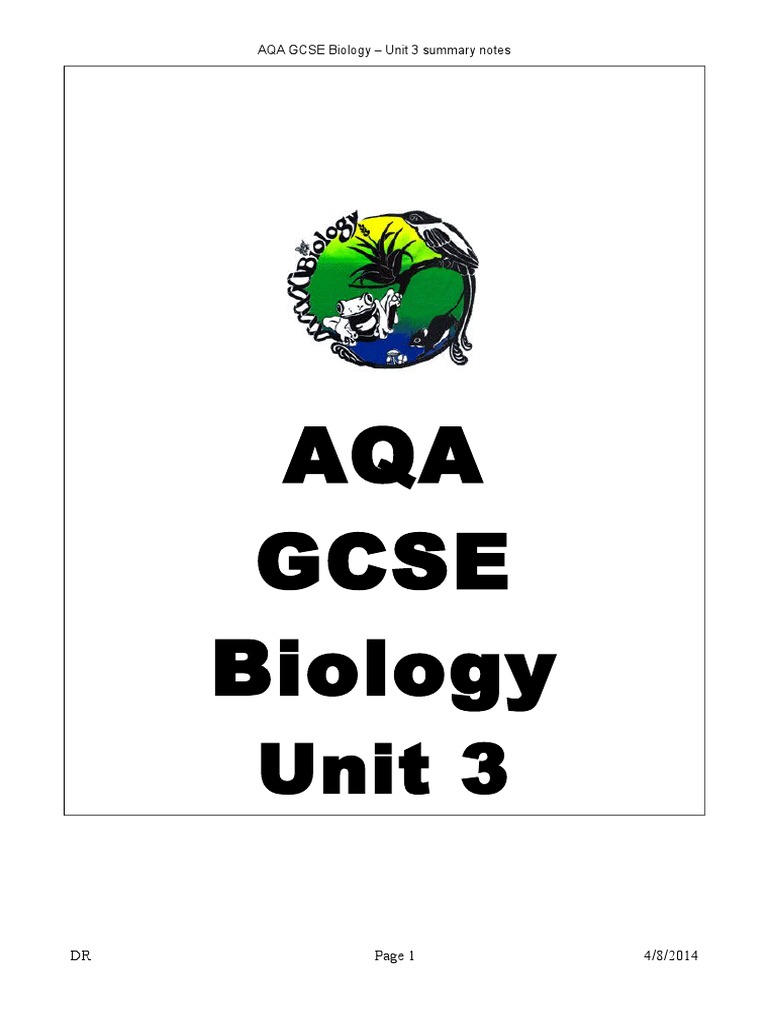 AQA Biology Seperate Science (Unit3) Summary Notes | PDF | Vein | Kidney