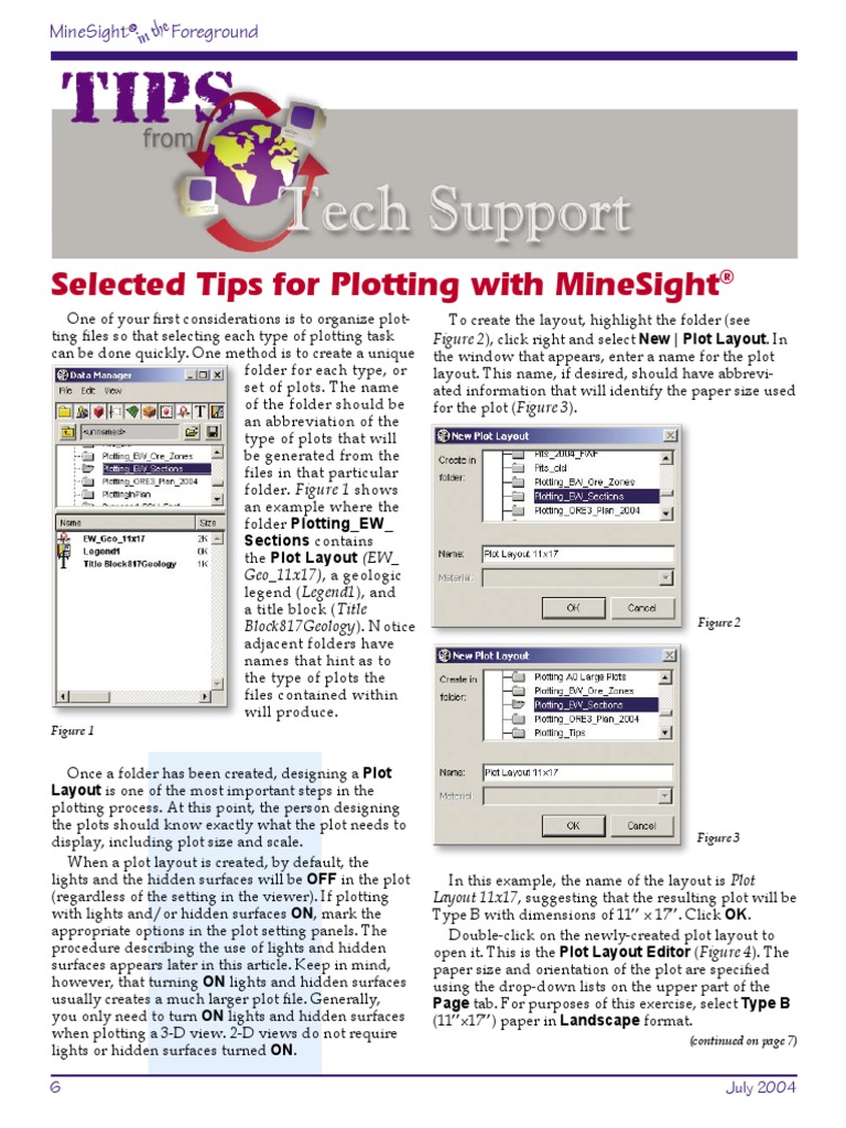 MS3D Plotting Tips 200407 | PDF | Typefaces | Page Layout
