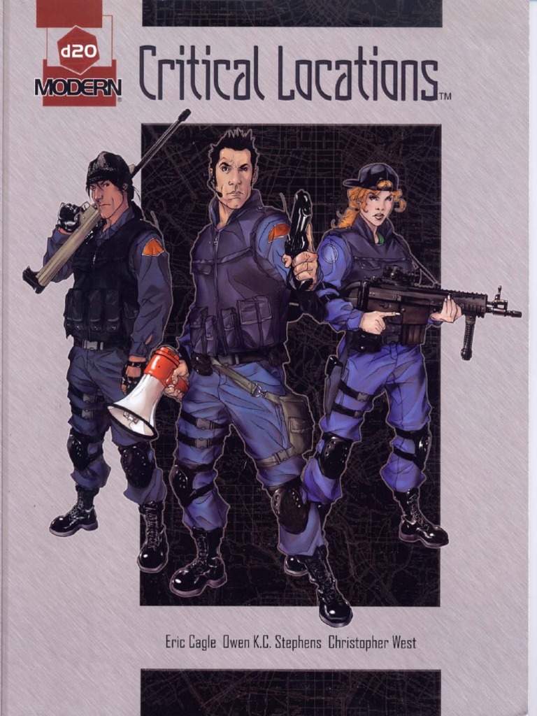 d20 Modern - Critical Locations | PDF
