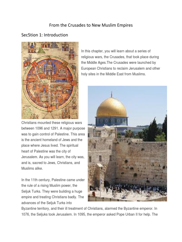 From The Crusades To New Muslim Empires Text | PDF | Crusades | Saladin