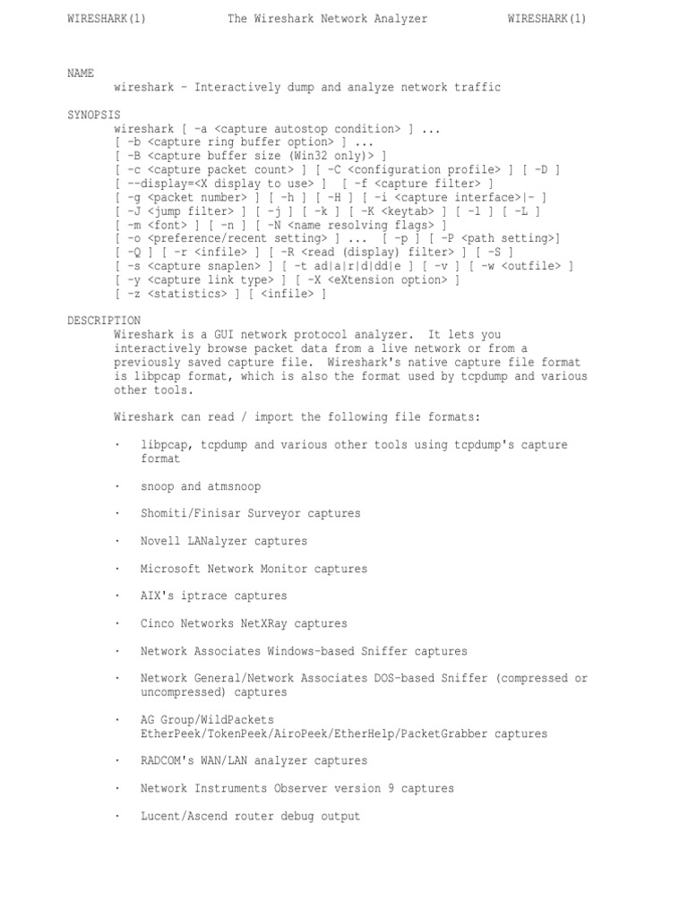 An In-Depth Guide to Wireshark: The Powerful Network Analyzer Tool | PDF | Transmission Control ...