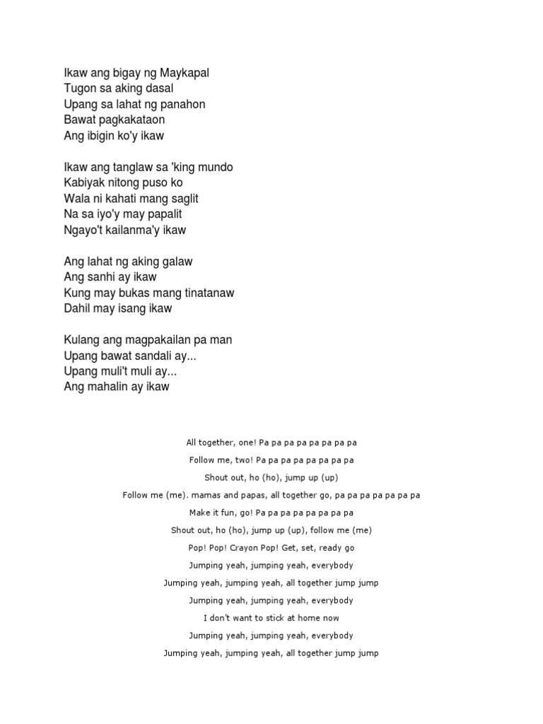 Ikaw Ang Bigay NG Maykapal | PDF | Leisure