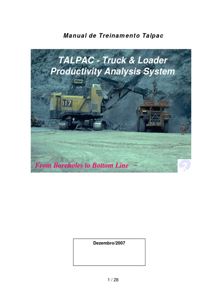 Manual de Treinamento Talpac | PDF | Tempo | Economia