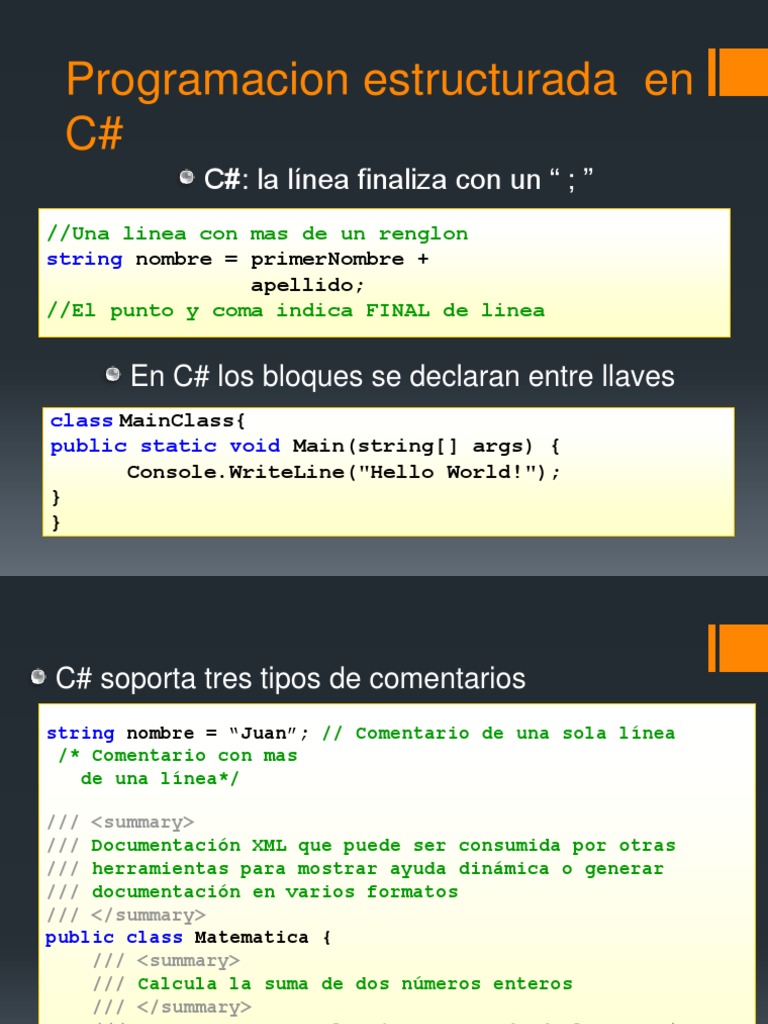 Programacion Estructurada En C Pdf C Sharp Lenguaje De Programación Herencia