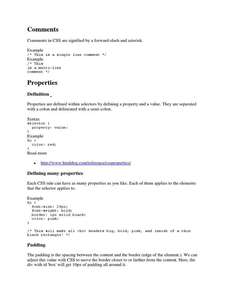 HTML and Css Glossary | PDF | Html Element | Hyperlink
