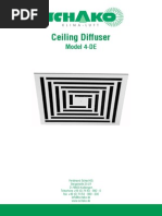 Titus TMSA & TMSA-AA Diffusers Guide | PDF | Duct (Flow) | Ceiling