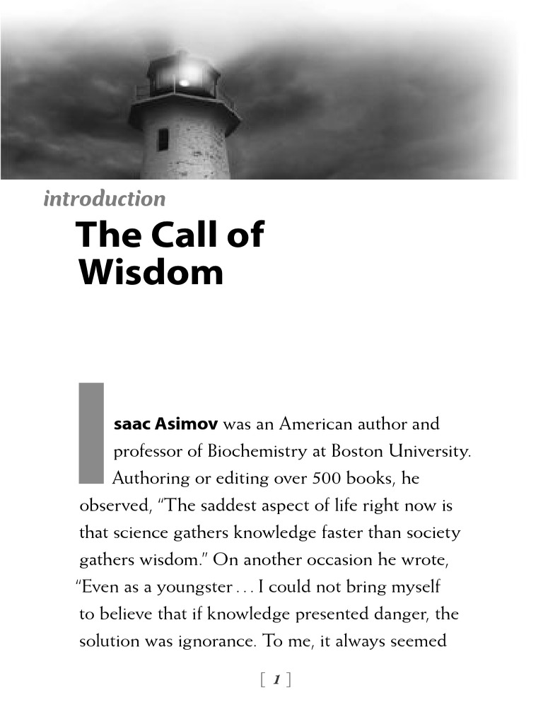 The Call of Wisdom | PDF | Book Of Proverbs | Wisdom