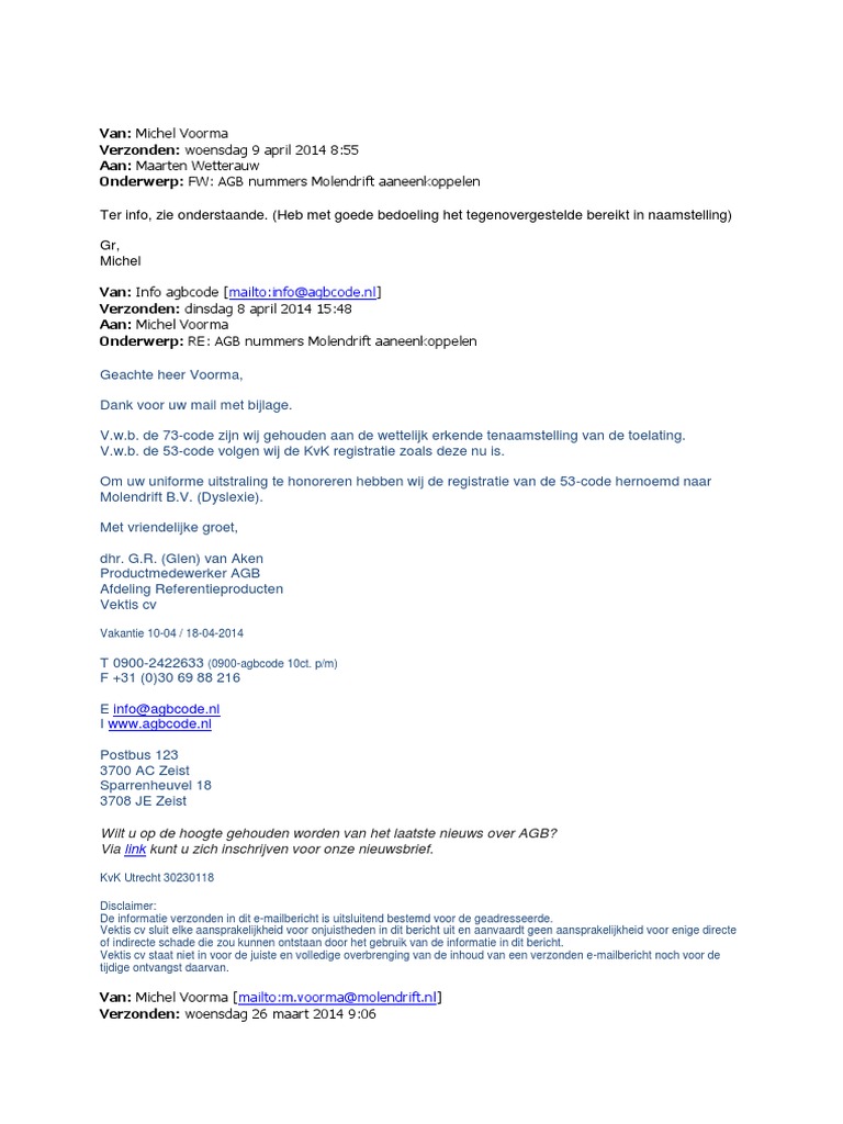 CZ AGB KVK Voorbeeld | PDF
