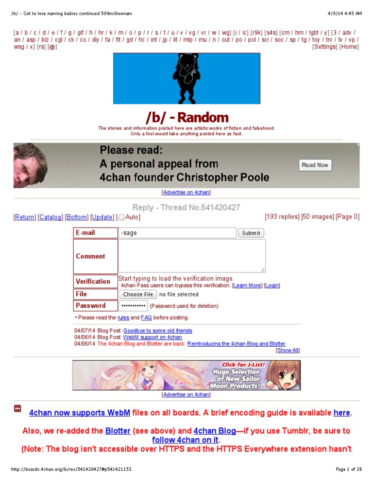 4chan Trolls 50 Million Names Part 2 | PDF | Twitter | World Wide Web