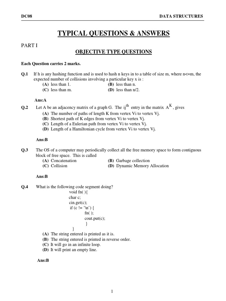 DSA Questions | PDF | Array Data Structure | Queue (Abstract Data Type)