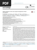 2018 - OARSI Guidelines | PDF | Osteoarthritis | Meta Analysis