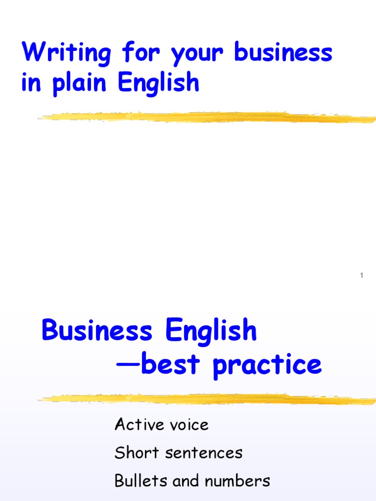 Business English | PDF | Grammatical Tense | English Language