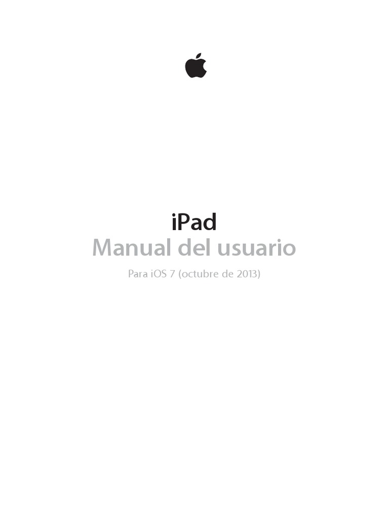 Ipad Manual Del Usuario | PDF | Yo nube | Yo pad