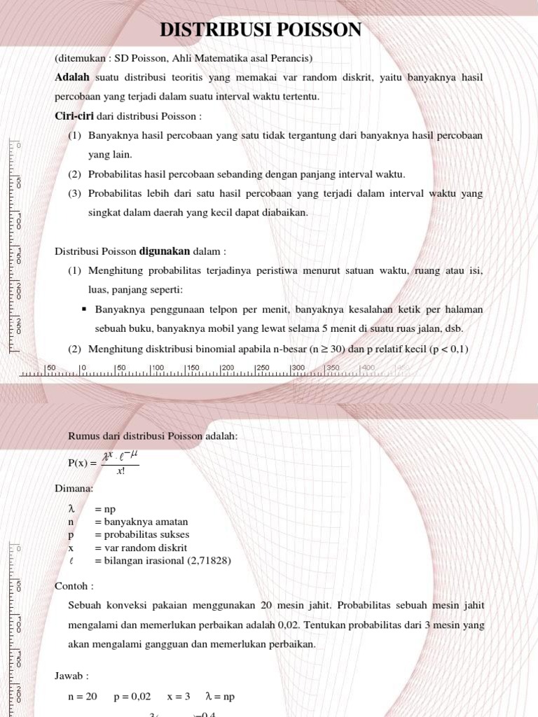 Distribusi Poisson | PDF