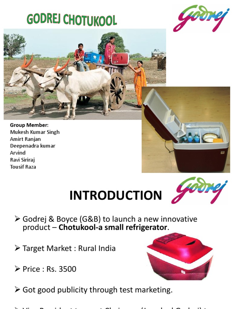 Launching Chotukool: Godrej & Boyce's Journey to Develop an Affordable ...