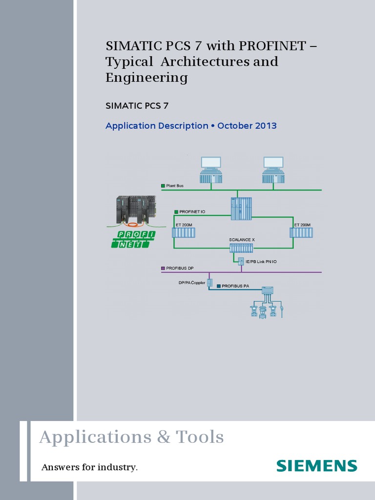 Pcs7 Profinet Engineering En Pdf Network Topology Computer Network